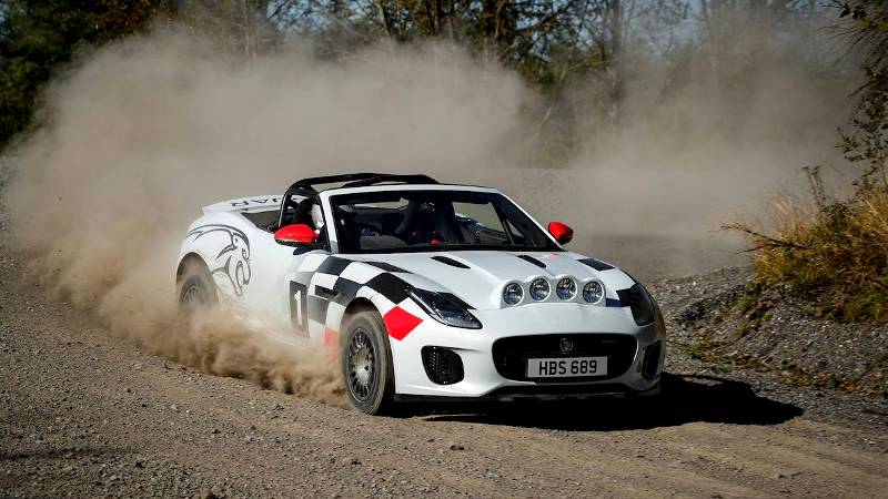 Jaguar creates two F-TYPE Convertible rally cars | Car Sales Portal