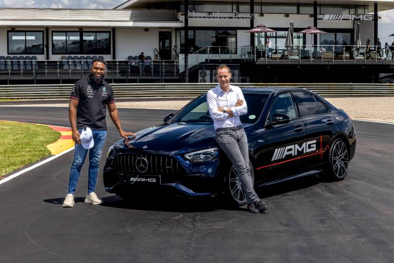 Mercedes-AMG and Springbok rugby stars Lukhanyo Am and Makazole | Car ...