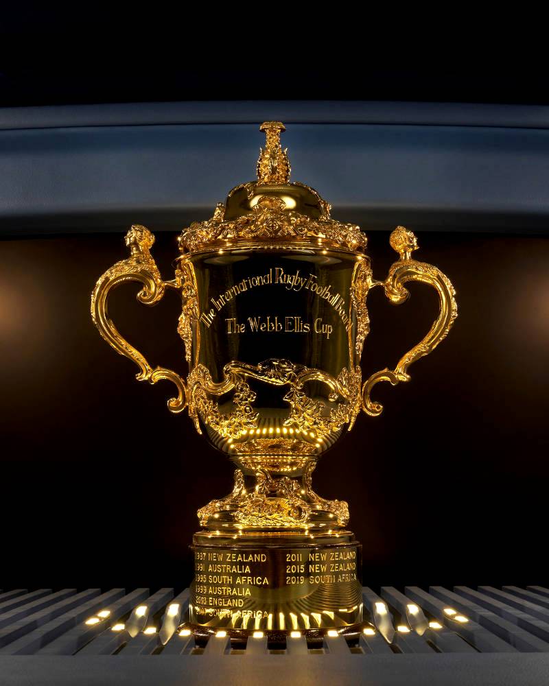 Defender reveals unique Defender 110 to showcase Rugby World Cup Trophy ...