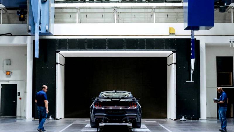Aero First: New 322 km/h Wind Tunnel Treadmill Helped Design Mustang ...